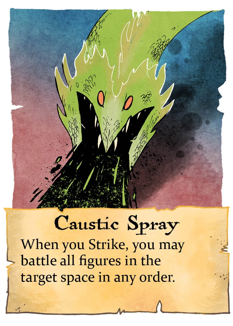 Leder Card Library - Caustic Spray