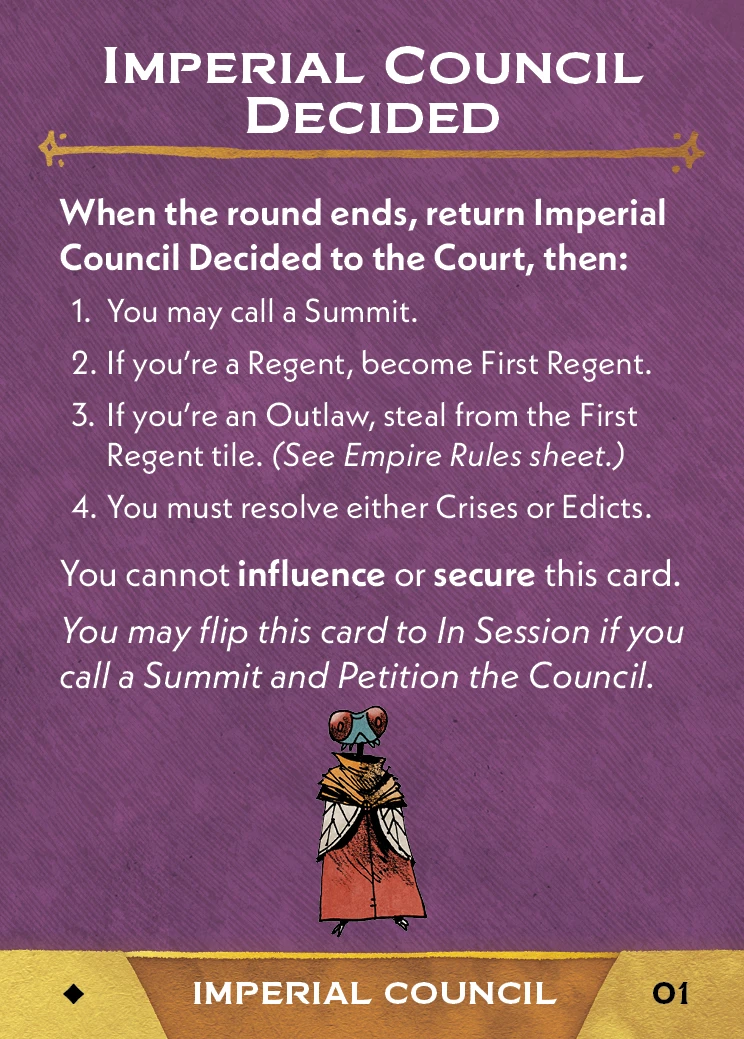Leder Card Library - Imperial Council Decided