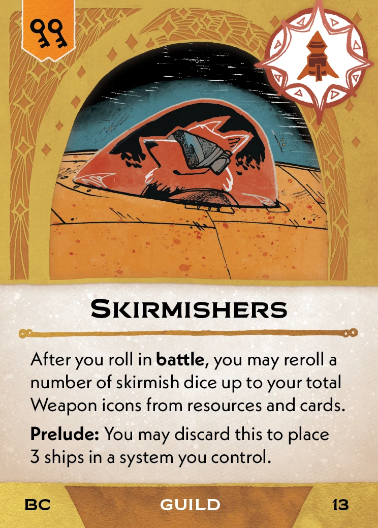Leder Card Library - Skirmishers
