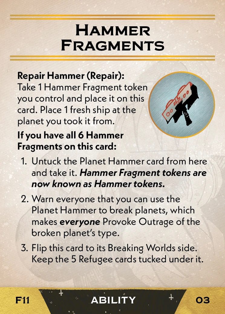 Leder Card Library - Hammer Fragments