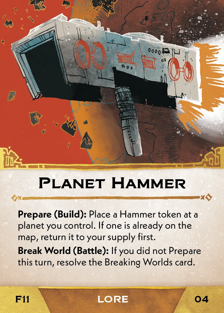 Leder Card Library - Planet Hammer