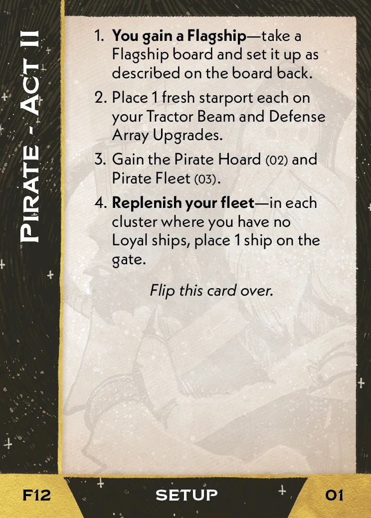 Leder Card Library - Pirate Act II Setup