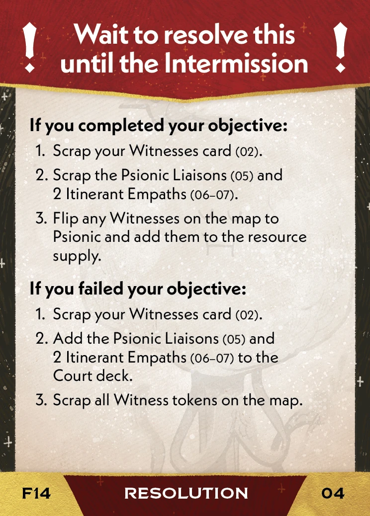 Leder Card Library - Pacifist Act II Resolution