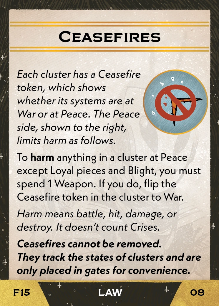 Leder Card Library - Ceasefires
