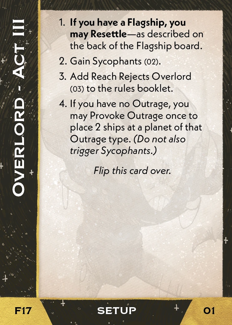 Leder Card Library - Overlord Act II Setup