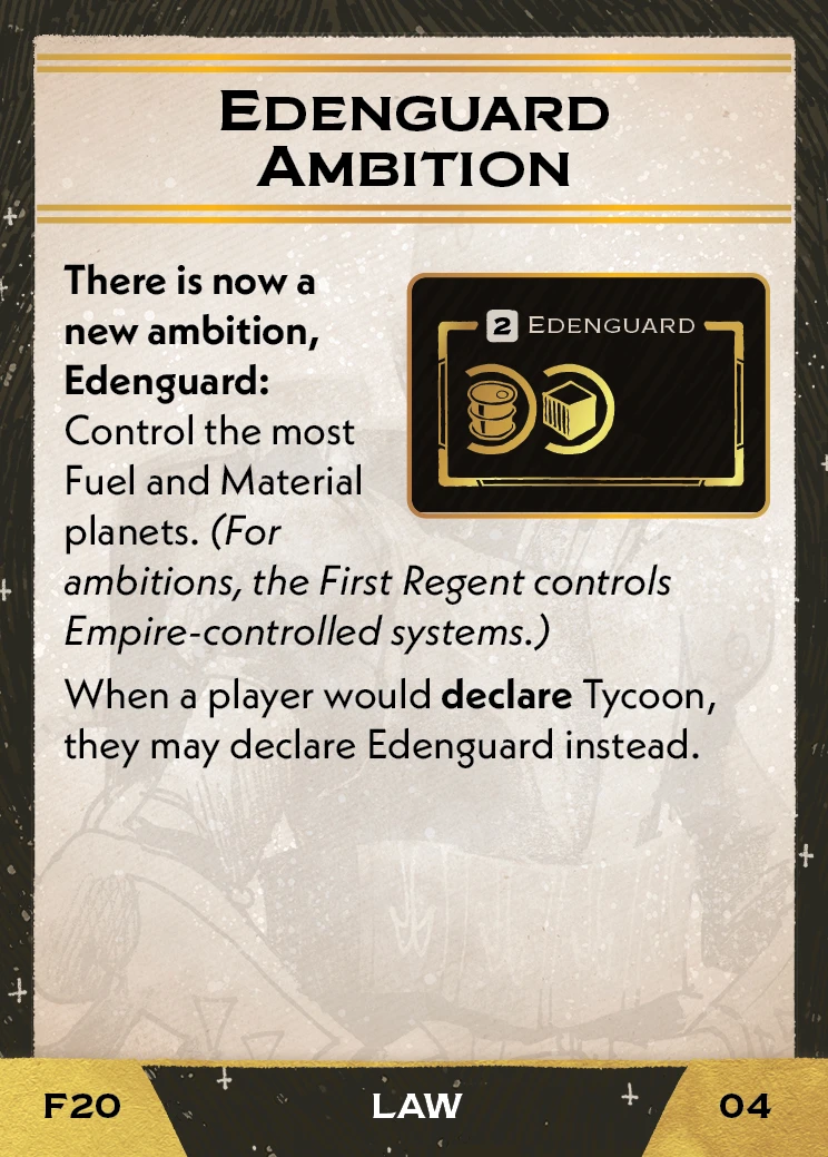 Leder Card Library - Edenguard Ambition