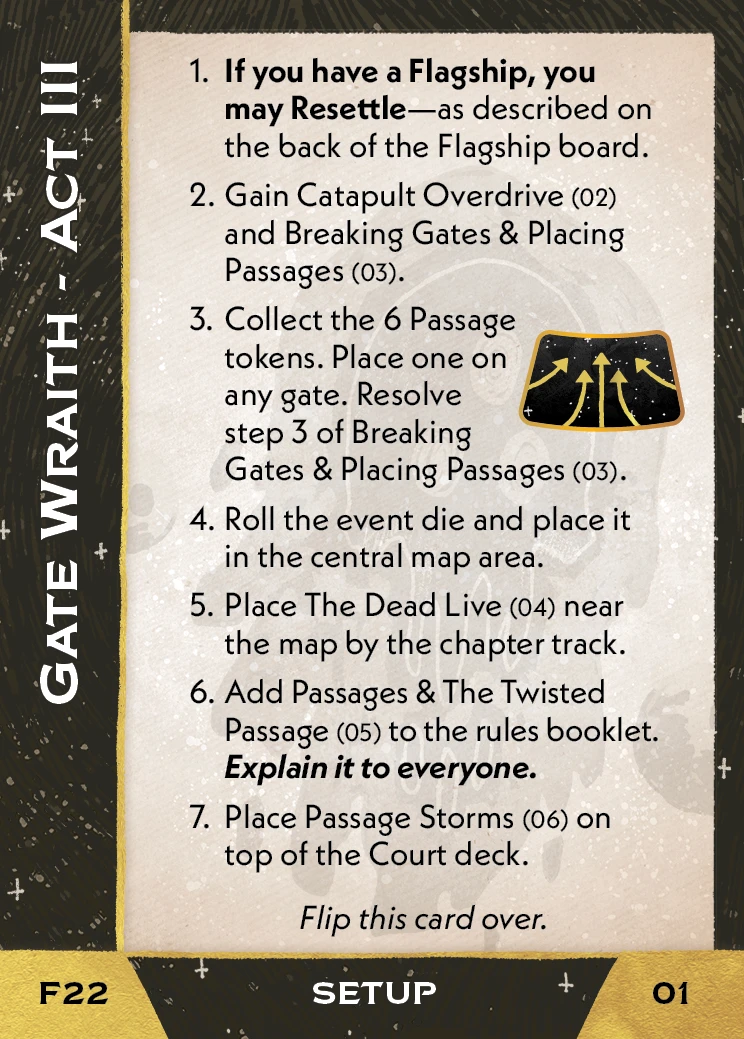 Leder Card Library - Gate Wraith Act III Setup