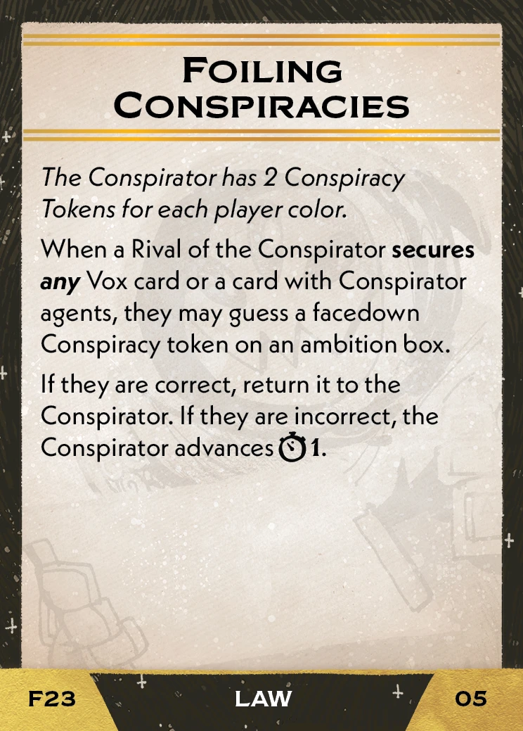 Leder Card Library - Foiling Conspiracies