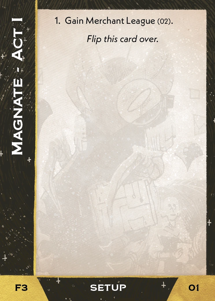 Leder Card Library - Magnate Act I Setup