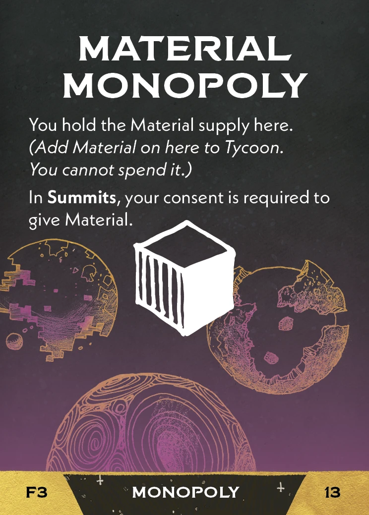 Leder Card Library - Material Monopoly