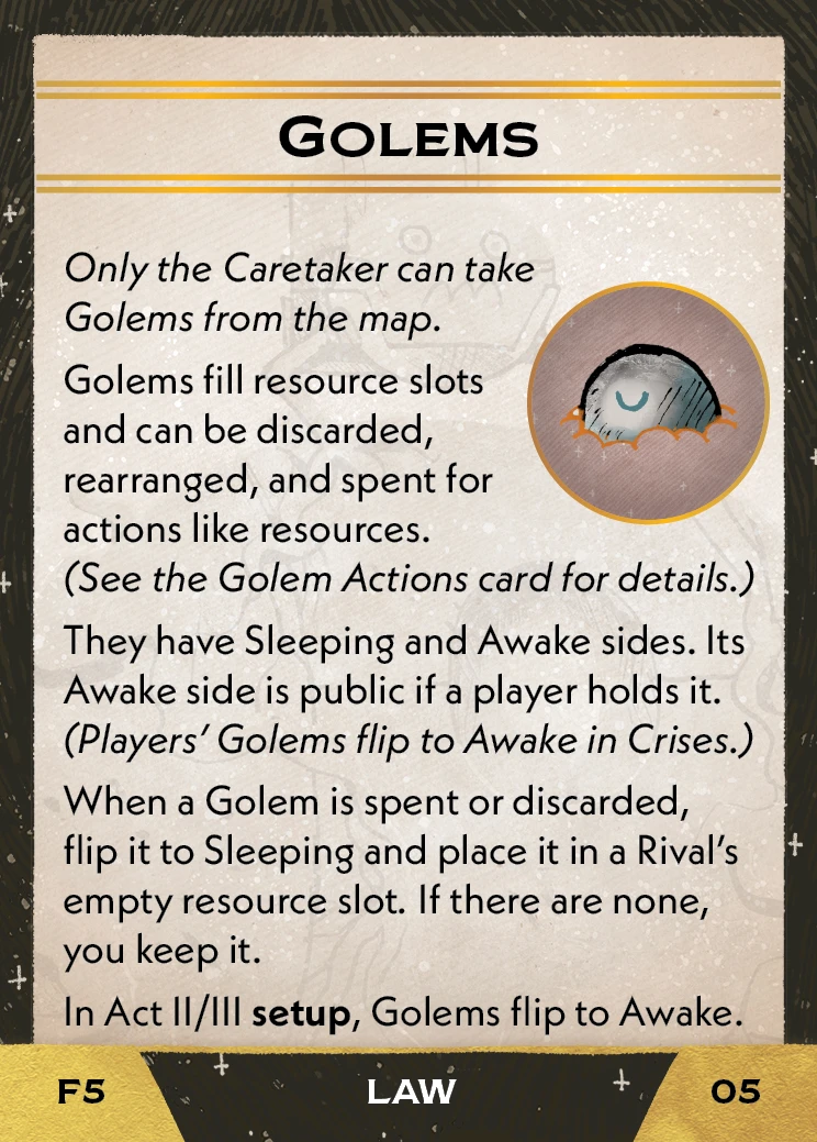 Leder Card Library - Golems