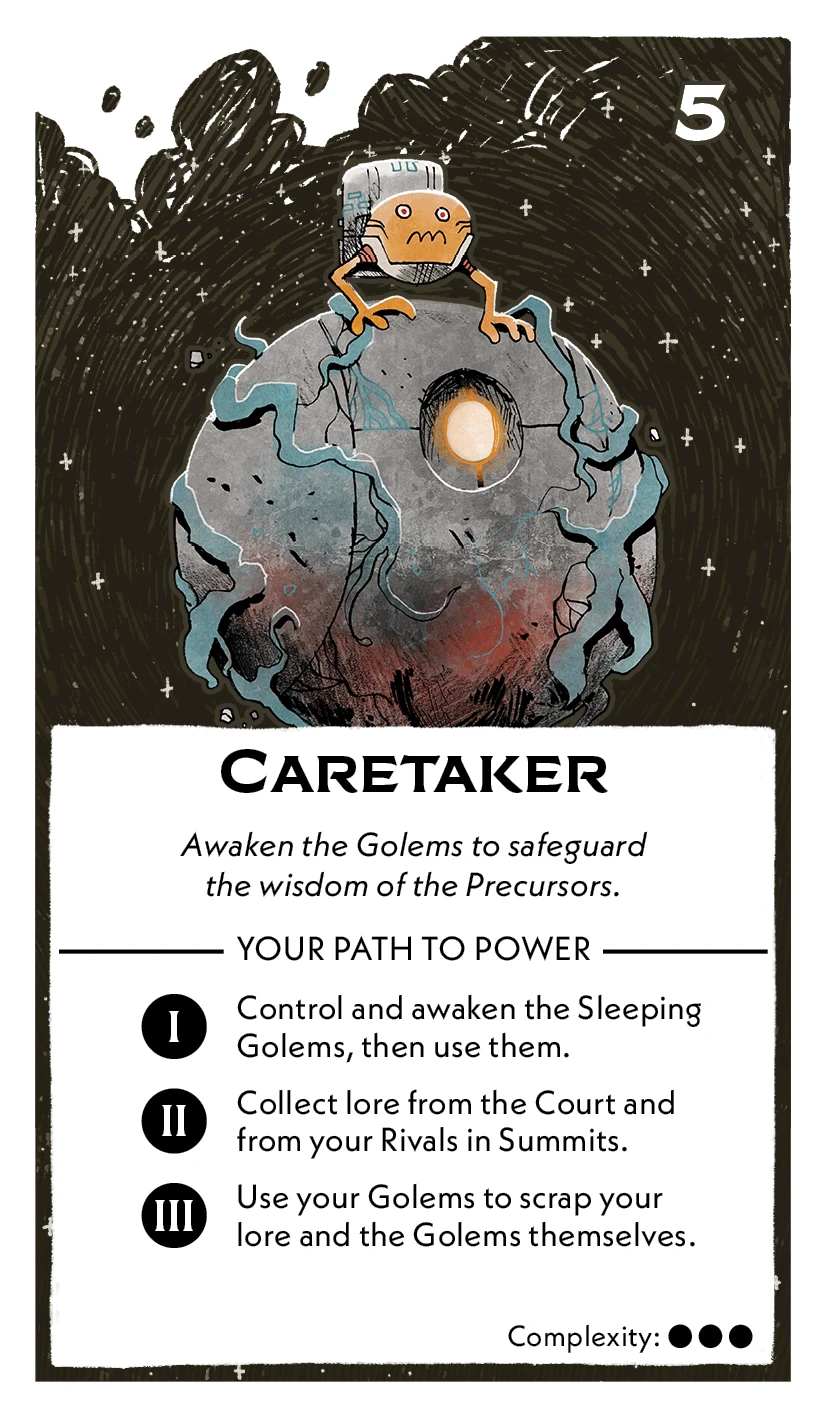Leder Card Library - Caretaker