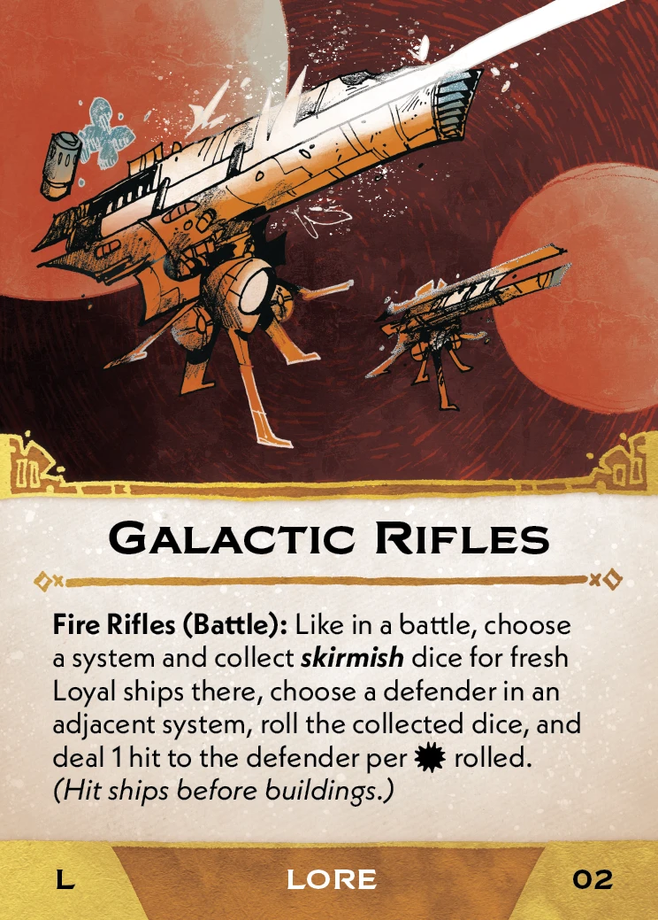 Leder Card Library - Galactic Rifles