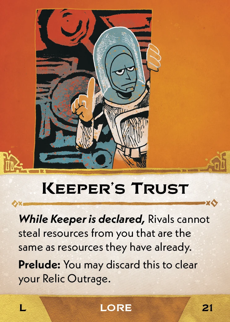 Leder Card Library - Keeper's Trust
