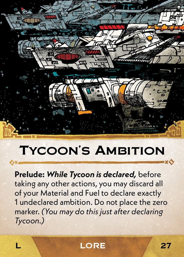Leder Card Library - Tycoon's Ambition