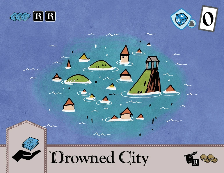 Leder Card Library - Drowned City