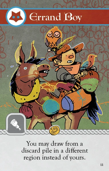 Leder Card Library - Errand Boy