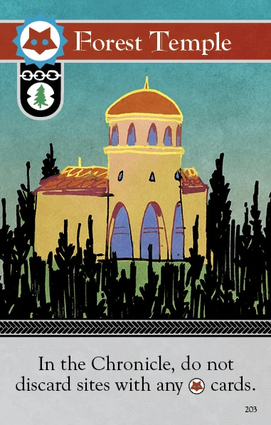 Leder Card Library - Forest Temple