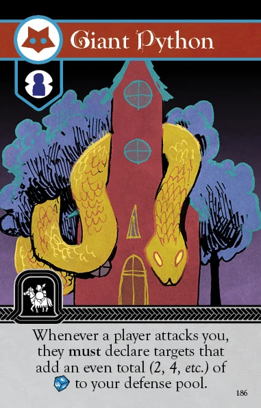 Leder Card Library - Giant Python