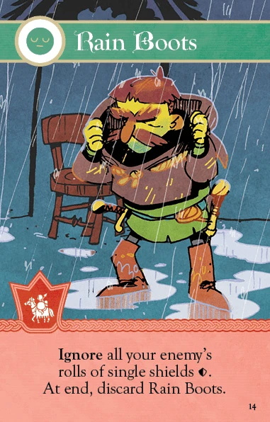 Leder Card Library - Rain Boots