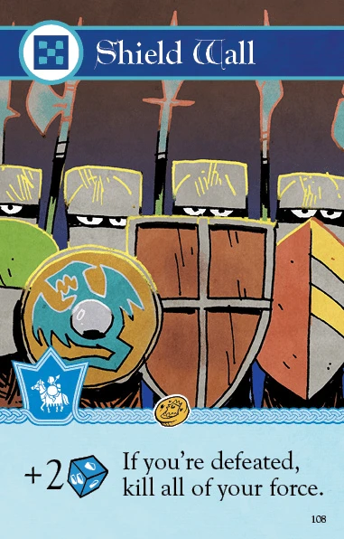 Leder Card Library - Shield Wall