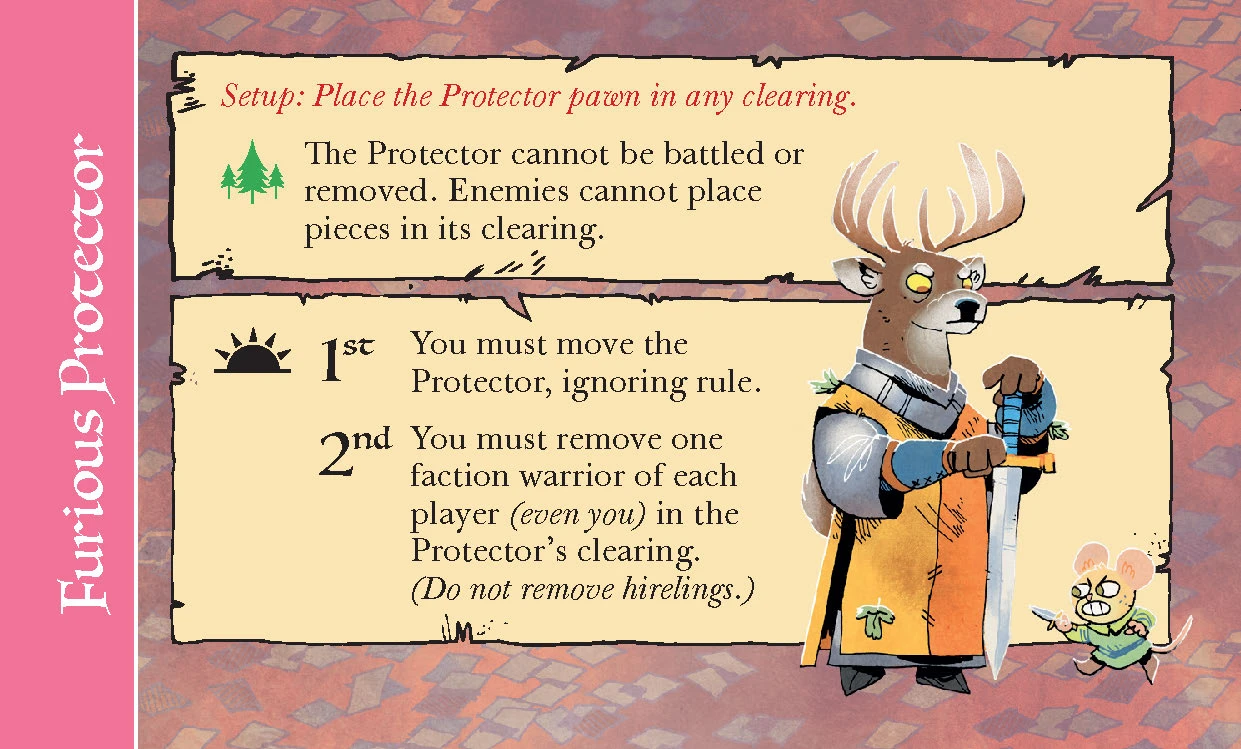 Leder Card Library - Furious Protector