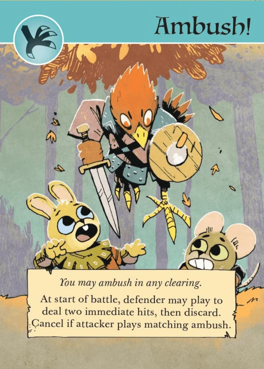 Leder Card Library - Ambush!