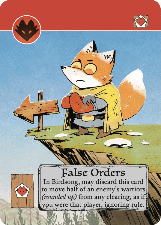 Leder Card Library - False Orders