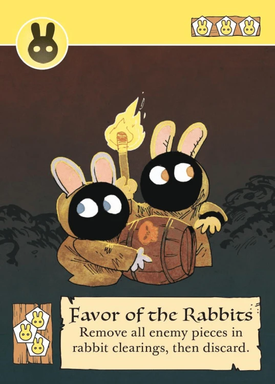 Leder Card Library - Favor of the Rabbits