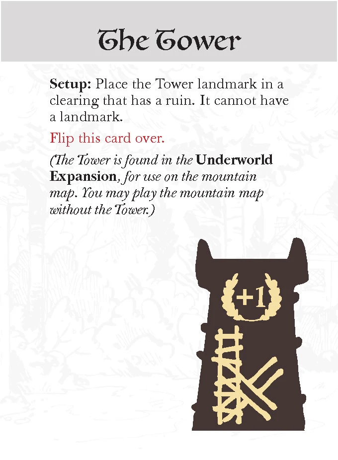 Leder Card Library - The Tower (Setup)