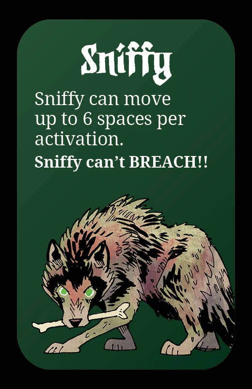 Leder Card Library - Sniffy